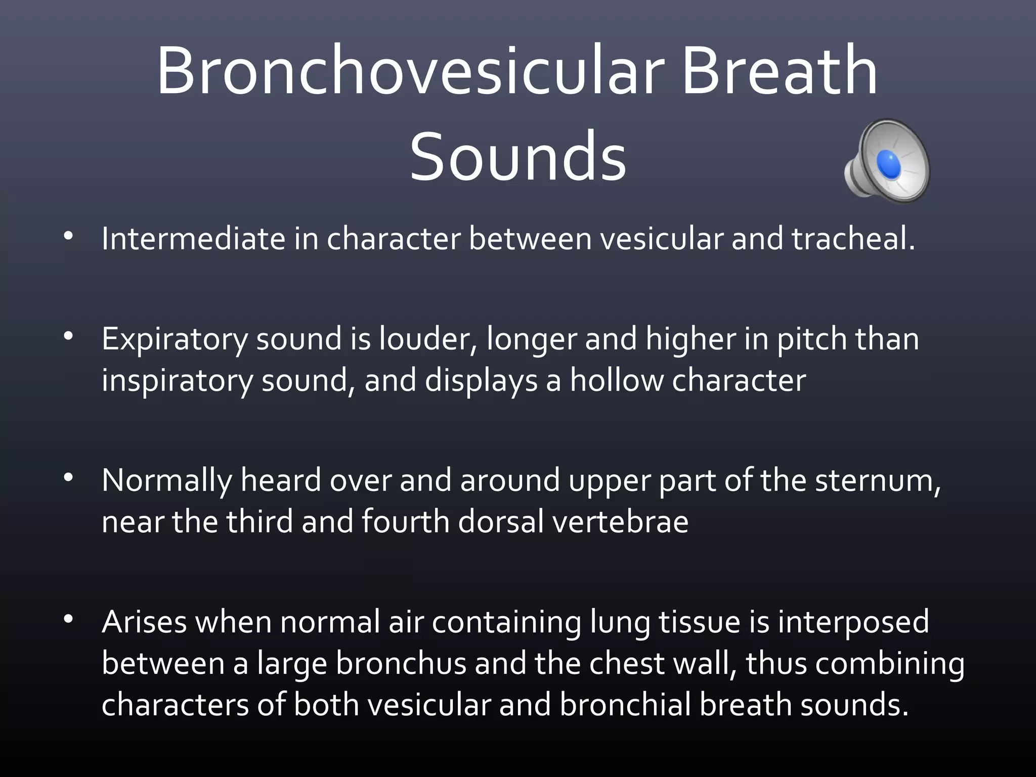 Approach to Lung sounds | PPT