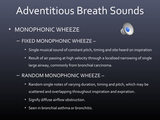 Approach to Lung sounds | PPT