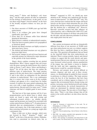 Mew jrc postural basis for malocc | PDF