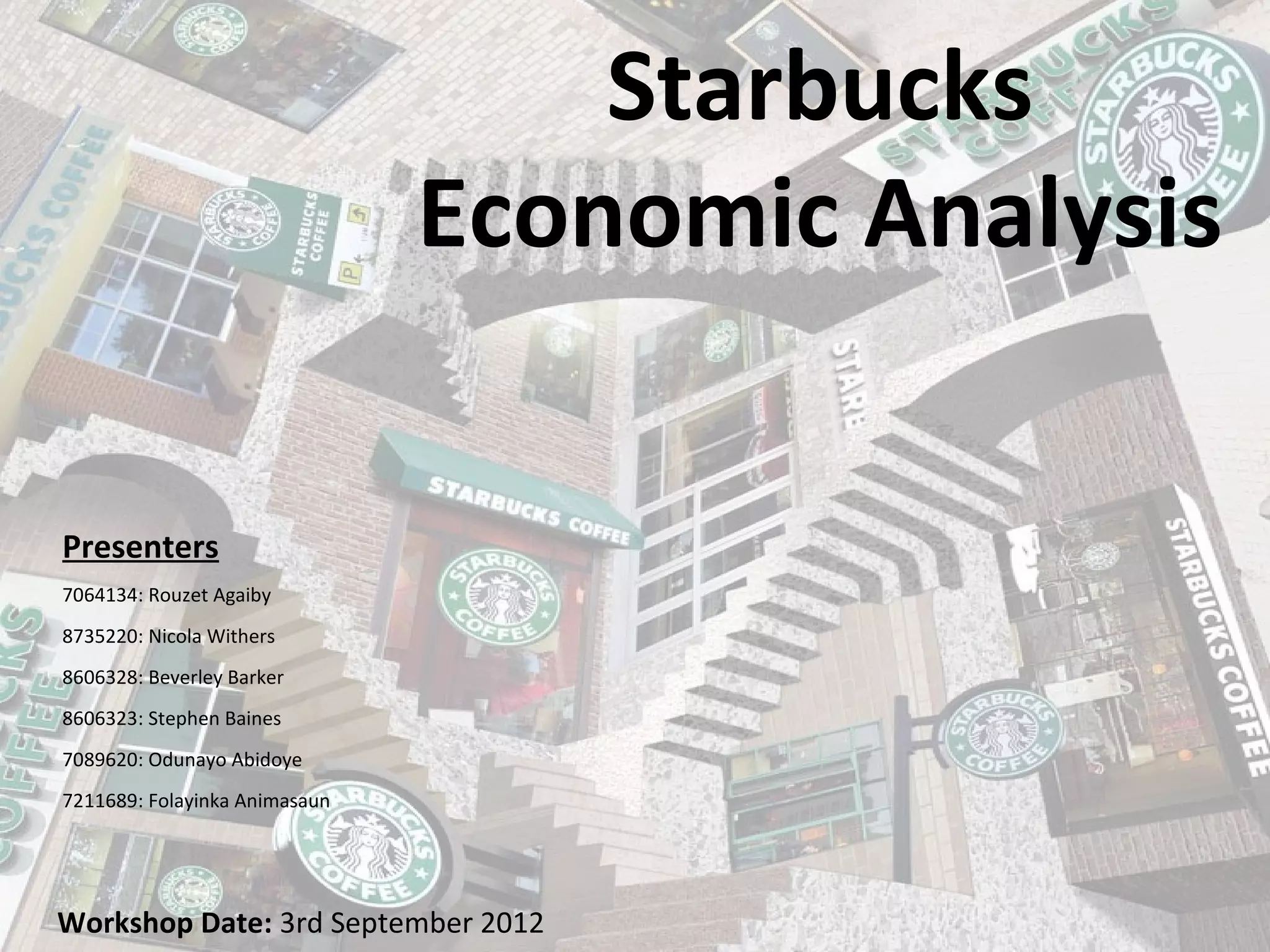 Managerial Economics Starbucks | PPT