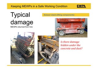 MEWP-safe-condition-ppt.pdf for safe operations | PDF