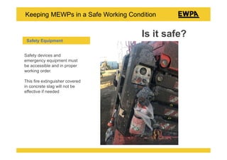 MEWP-safe-condition-ppt.pdf for safe operations | PDF