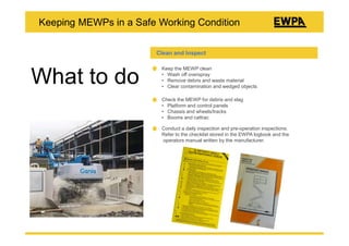 MEWP-safe-condition-ppt.pdf for safe operations | PDF