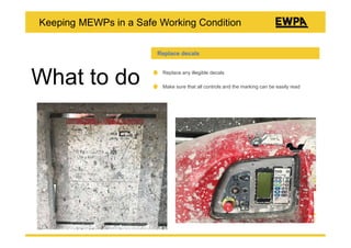 MEWP-safe-condition-ppt.pdf for safe operations | PDF