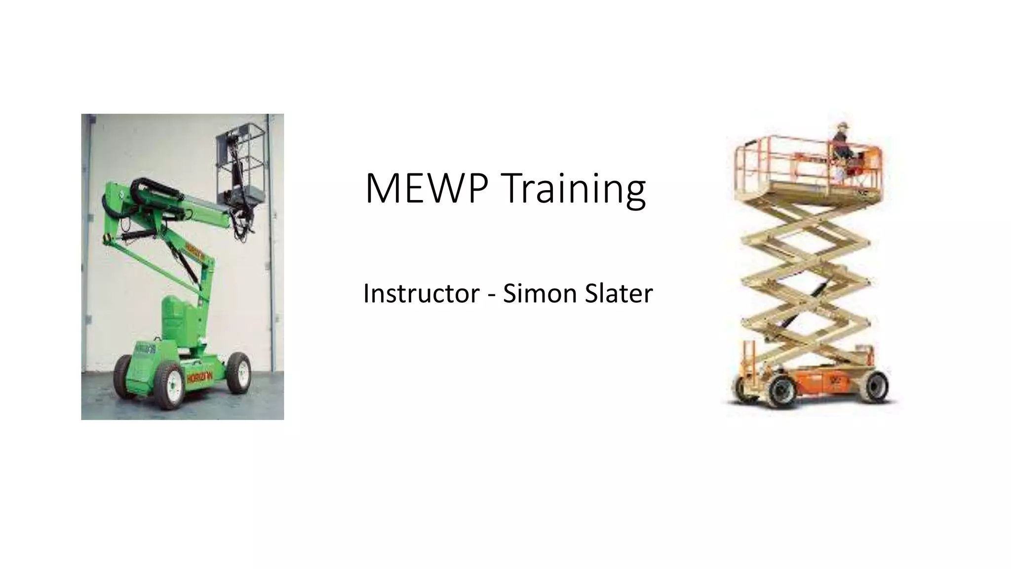 Mewp training | PPTX