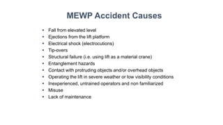 Mewp training | PPTX