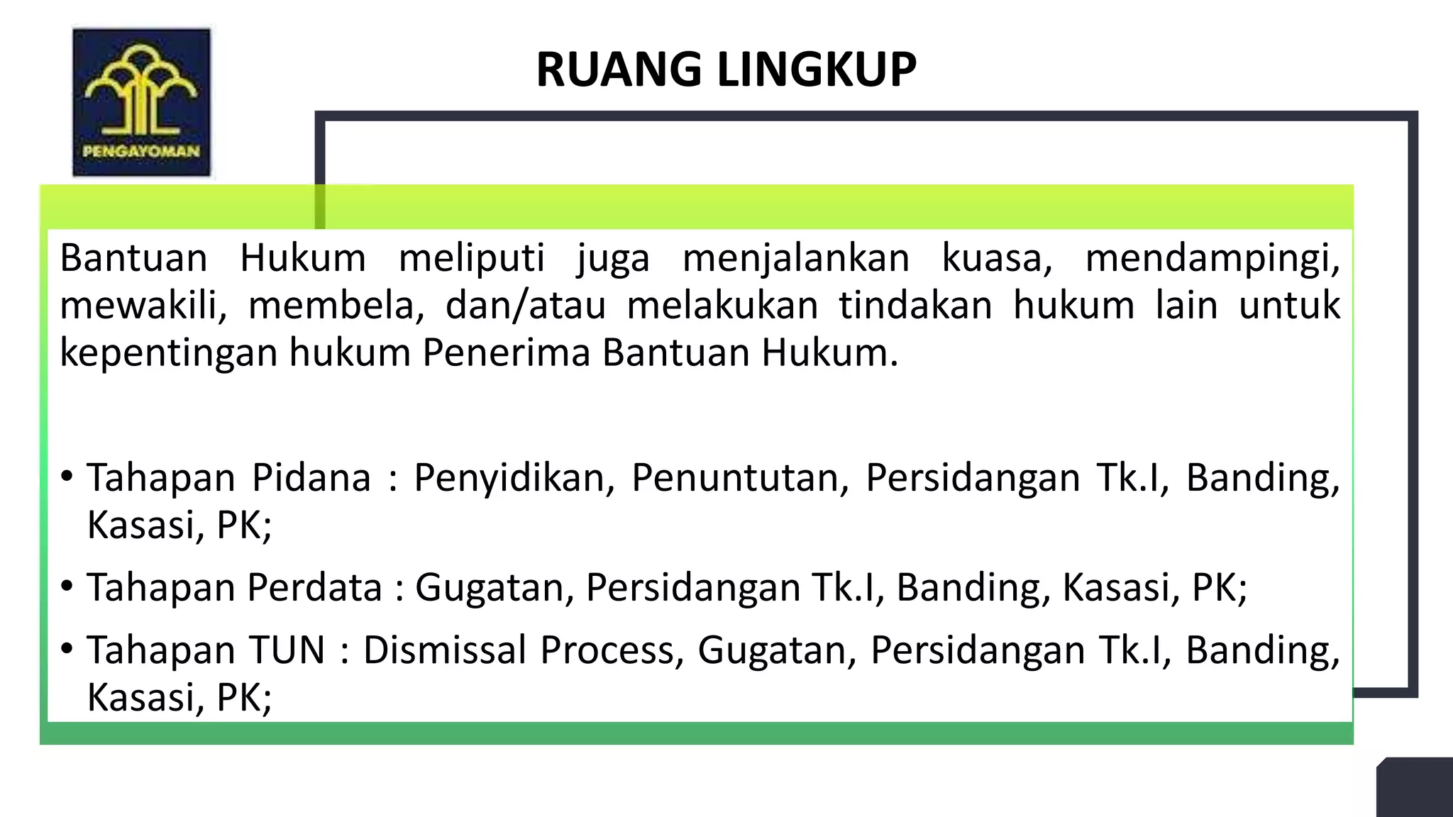 Bantuan Hukum | PPTX