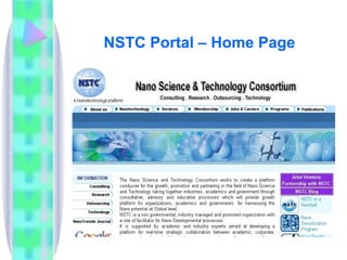 NSTC: A Nanotechnology Platform | PPT