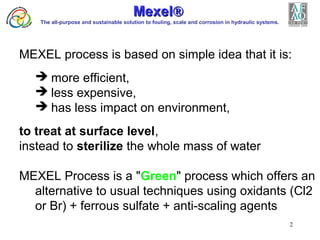 Mexel presentation for seawater intake | PPT