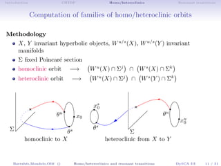 Homo/heteroclinic connections between periodic orbits | PDF | Physics | Science