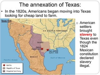 Mexican american war-causes (1) | PPTX