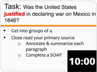 Mexican american war-causes (1) | PPTX