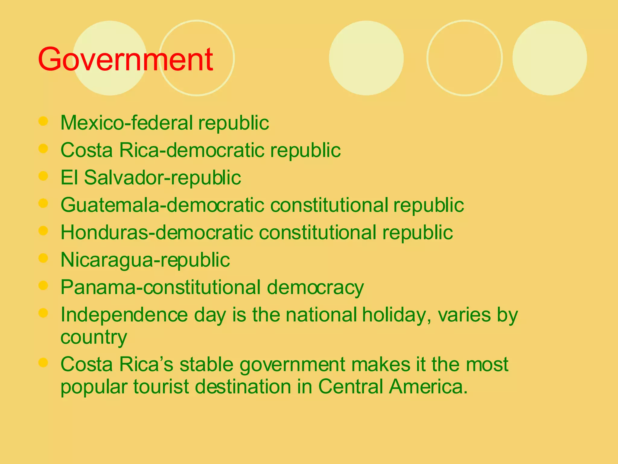 Mexican and Central American Culture | PPT