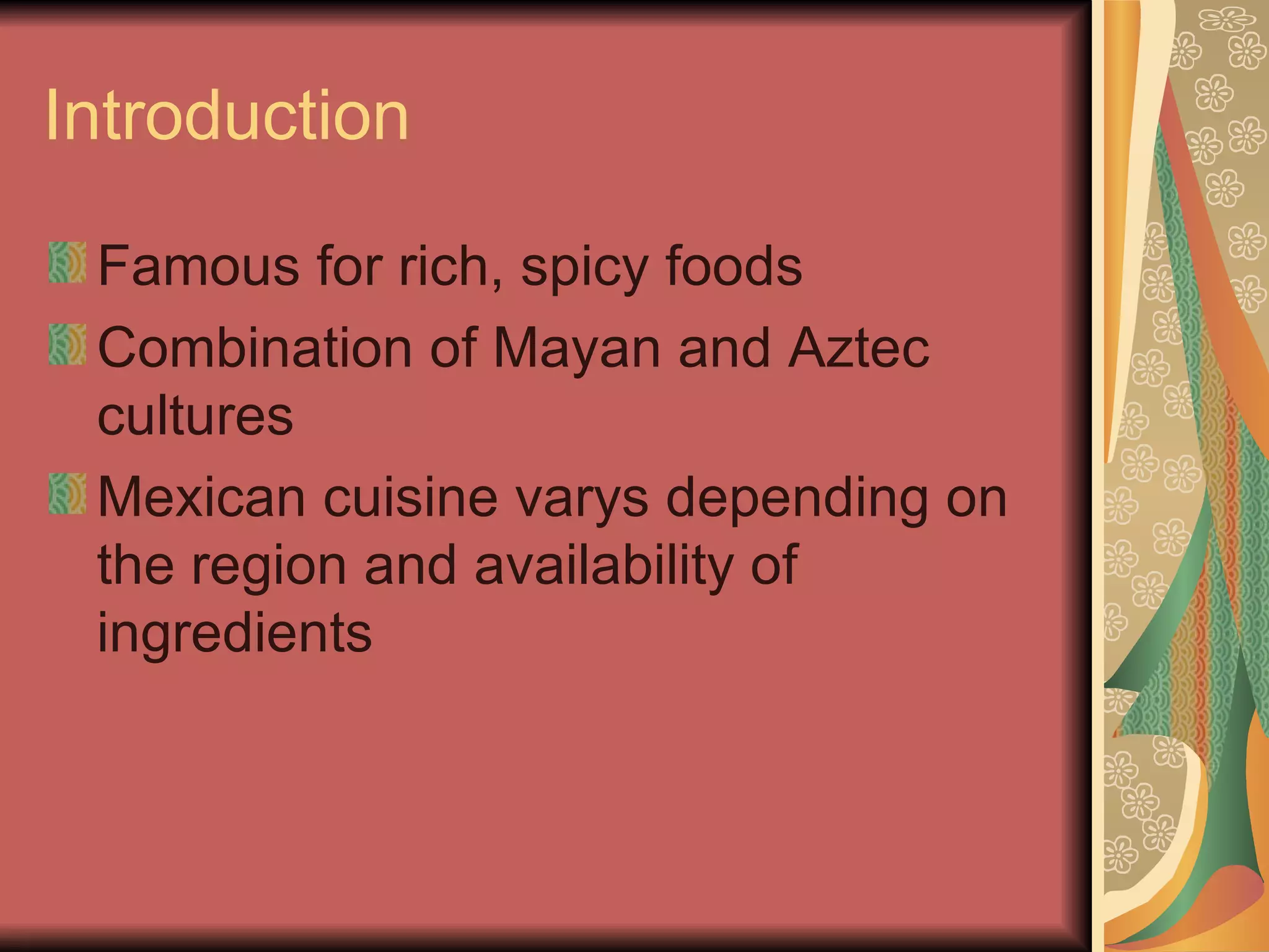 Mexican Cuisine | PPT