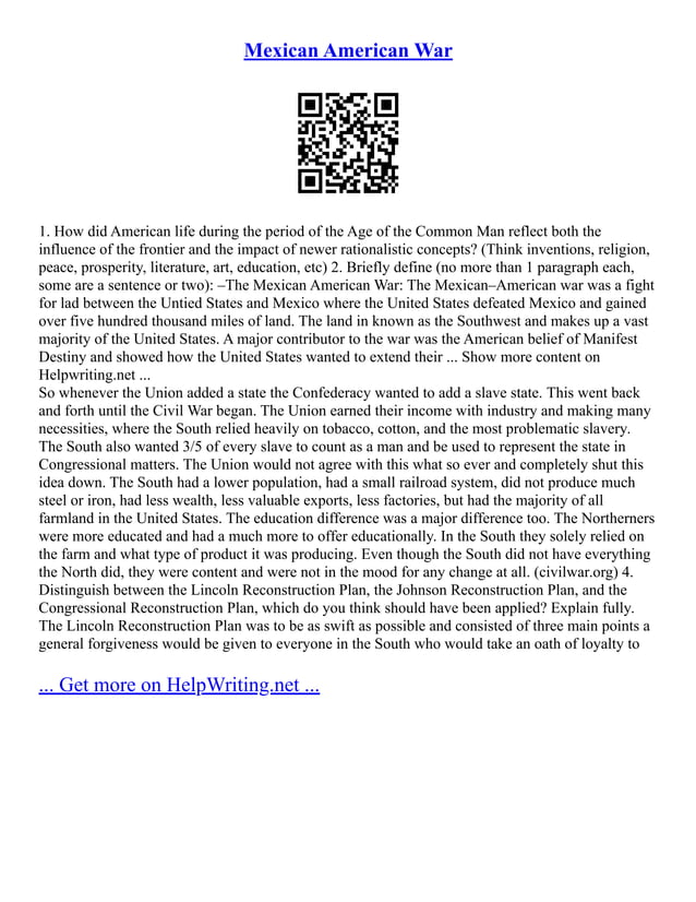 Mexican American War | PDF