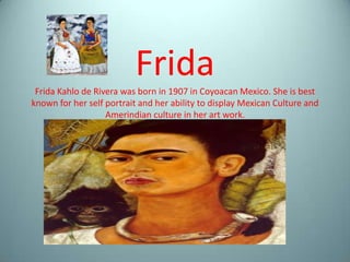 Mexican art by frida kahlo powerpoint | PPT