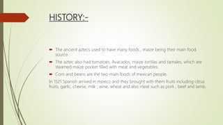 Mexican cuisine | PPTX