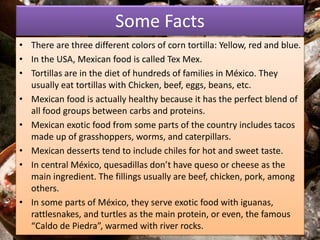Mexican cuisine presentation | PPTX
