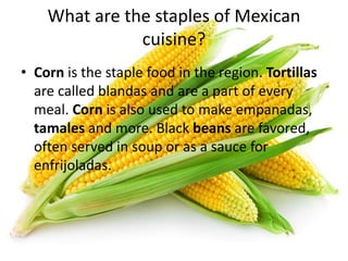 Mexican cuisine presentation | PPTX