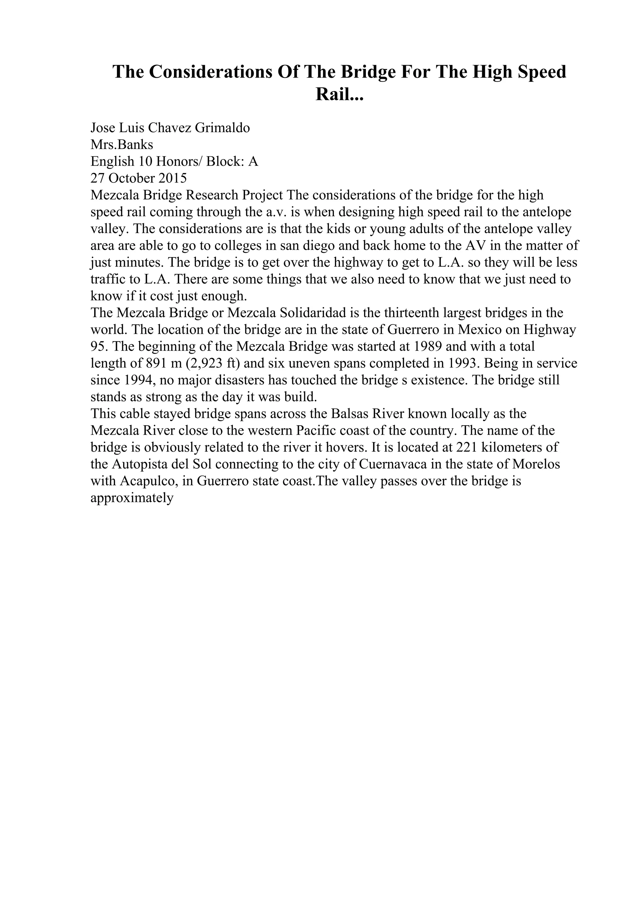 Mexican Culture Essay | PDF