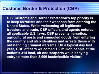 Mexico Customs International Trade Basics | PPT | Logistics | Business