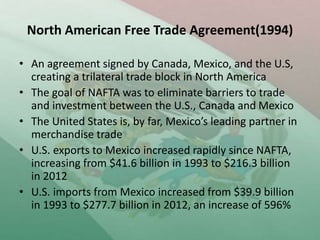 Mexican economy | PPTX | Commodities | Economy