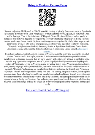 Mexican Essays | PDF