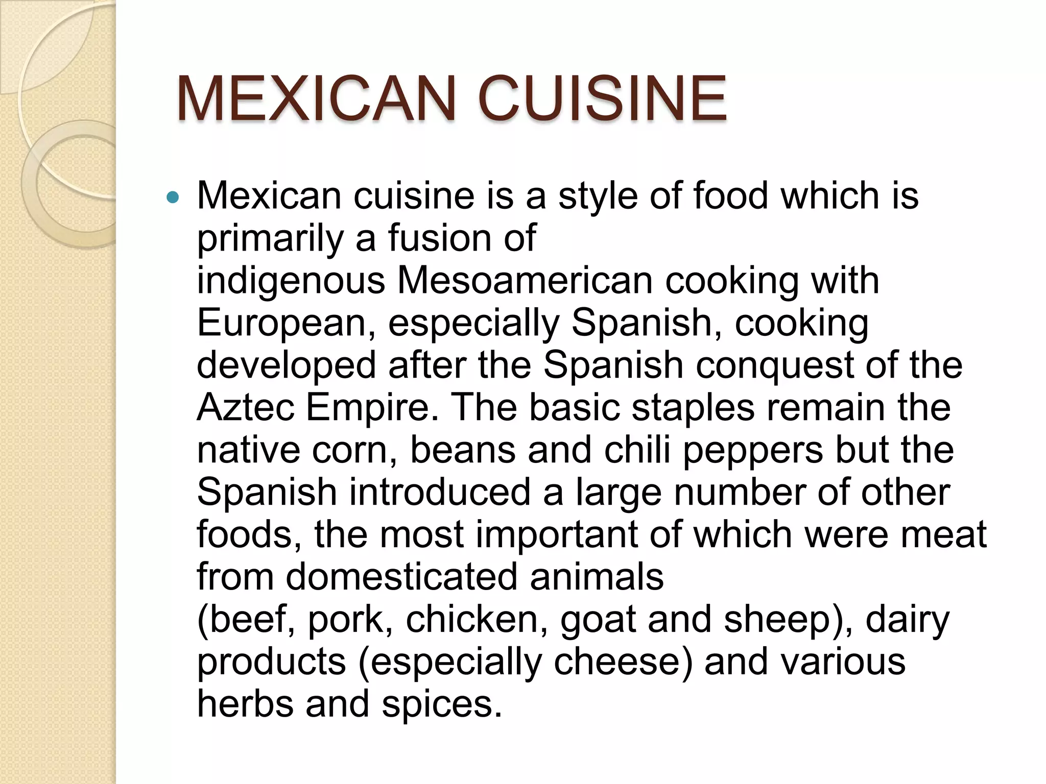 Mexican food | PPT