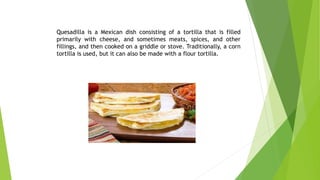 Mexican food, presentation for education in unversity | PPT