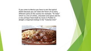 Mexican food, presentation for education in unversity | PPT