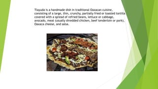 Mexican food, presentation for education in unversity | PPT