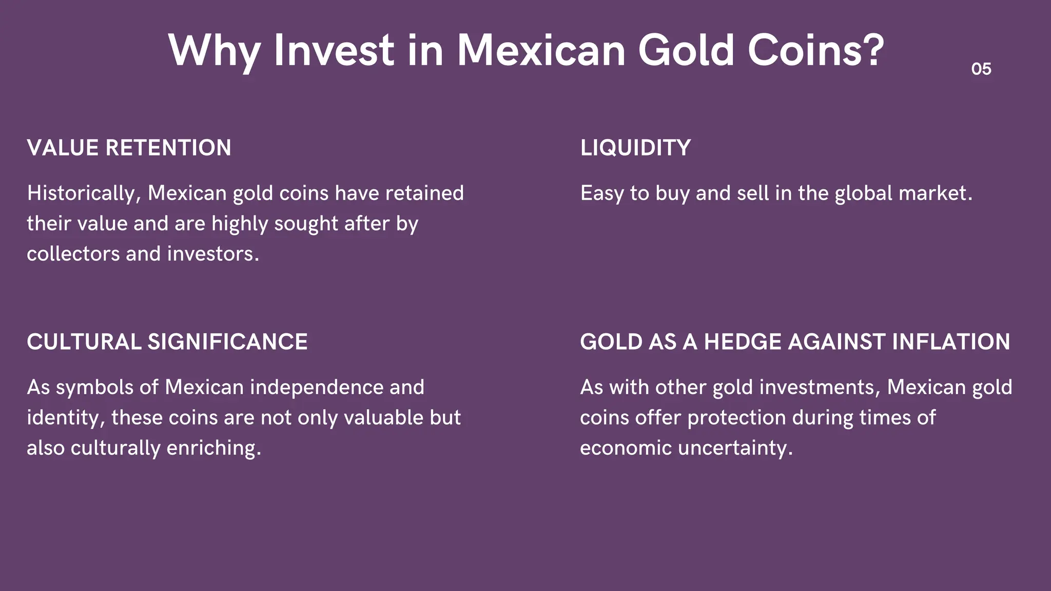 Mexican Gold Coins: A Legacy of Value and Beauty | PPT