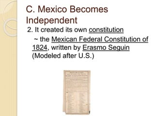 Mexican Independence Notes.ppt