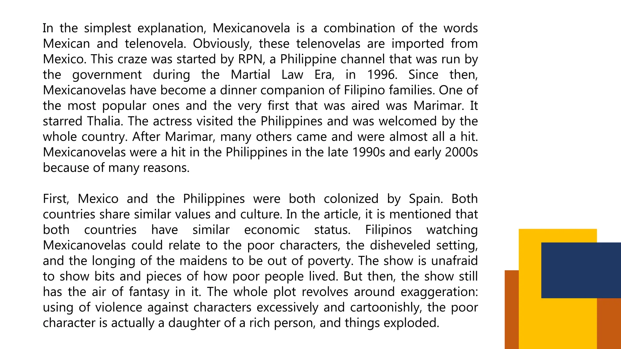 Mexicanovelas and its effect on Philippine popular culture.pptx