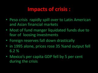 Mexican peso crisis | PPTX