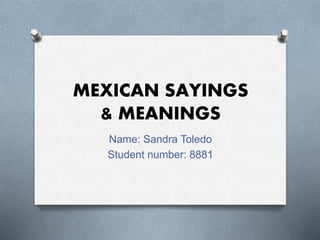 Mexican Restaurant Slogans