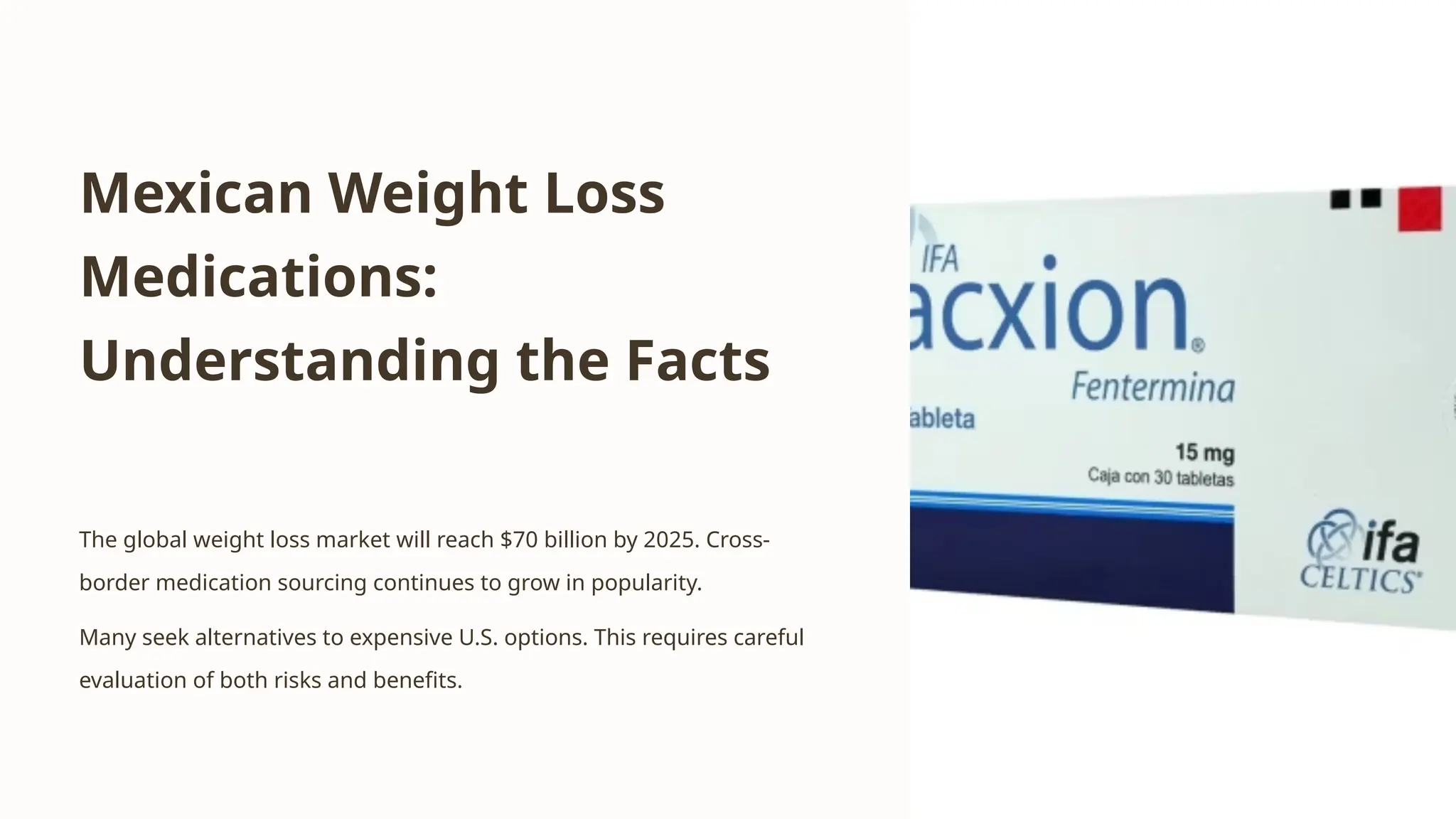Mexican Weight Loss Medications Understanding the Facts | PPTX