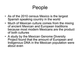 Mexico | PPT | Geography | Science