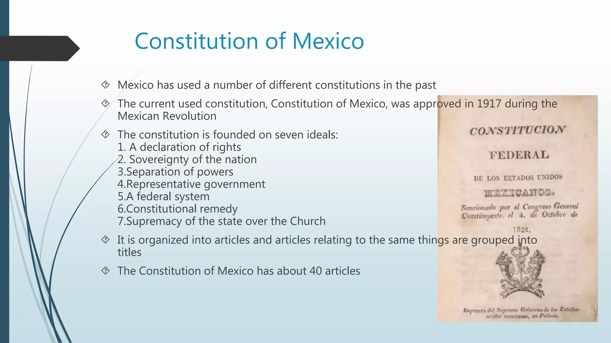 Mexican and US Government Foundations | PPTX