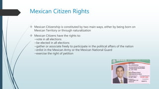 Mexican and US Government Foundations | PPTX