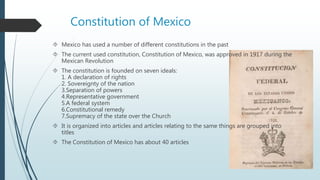 Mexican and US Government Foundations | PPTX