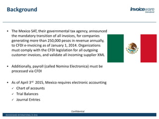 Mexico Electronic Invoicing and Tax Reporting Requirements | PDF