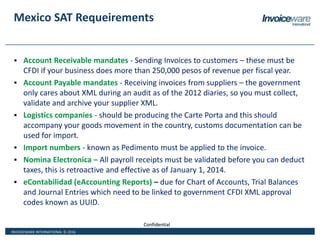 Mexico Electronic Invoicing and Tax Reporting Requirements | PDF
