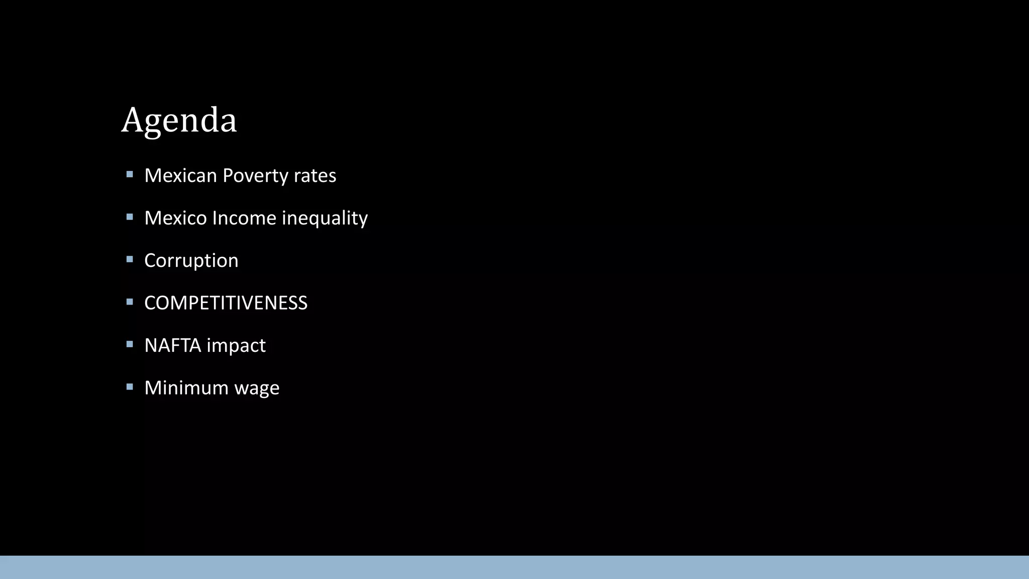 Mexico - Income inequality | PPTX