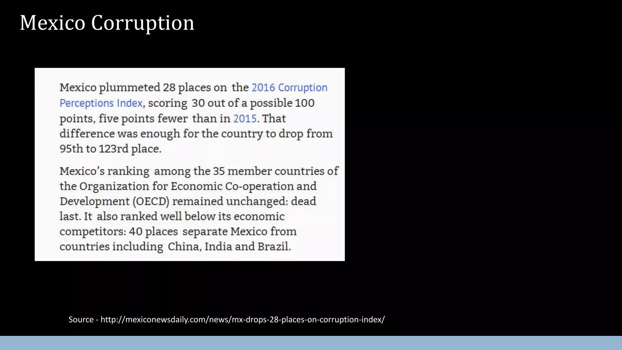 Mexico - Income inequality | PPTX