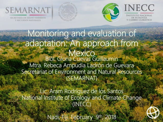 Monitoring and evaluation of adaptation: An approach from Mexico ...