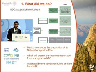Monitoring and evaluation of adaptation: An approach from Mexico ...