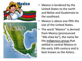 Mexico : Culture Research | PPTX