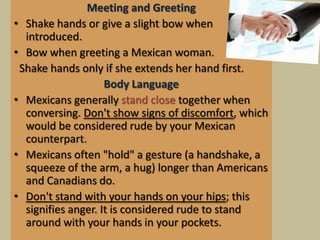 Mexico : Culture Research | PPTX