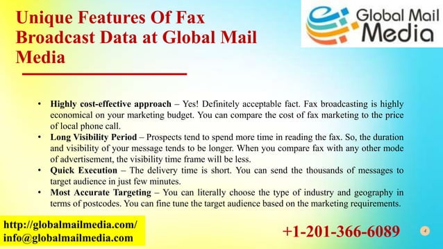 Mexico business fax number list | PPT